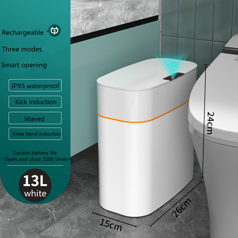 Buy Smart Trash Bin with Lid Easy for Living Room and Bedroom