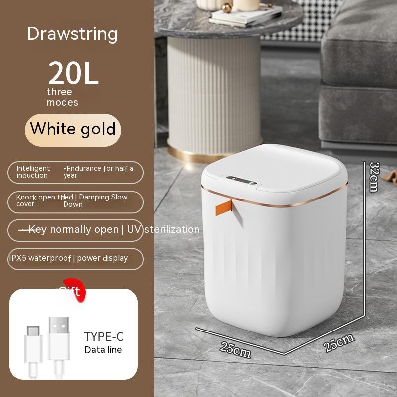 Buy Smart Trash Bin with Lid Easy for Living Room and Bedroom